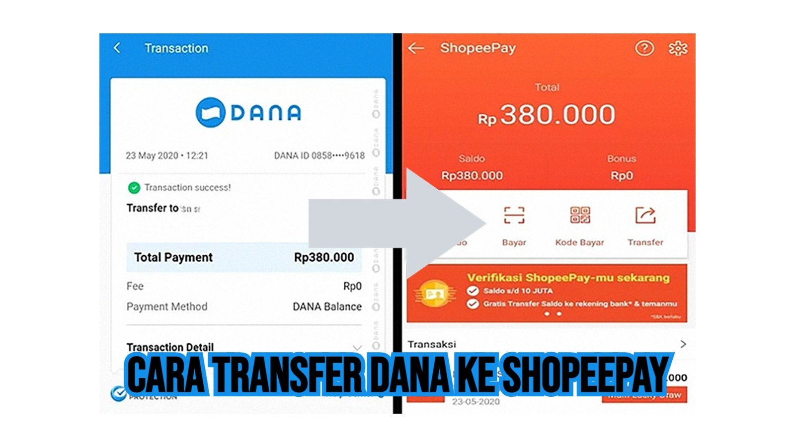 Cara Transfer DANA ke Shopeepay, Paling Mudah dan Cepat - Helokepo